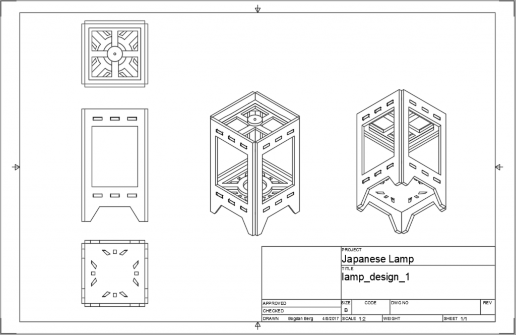 Japanese Lamp – Bogdan Berg